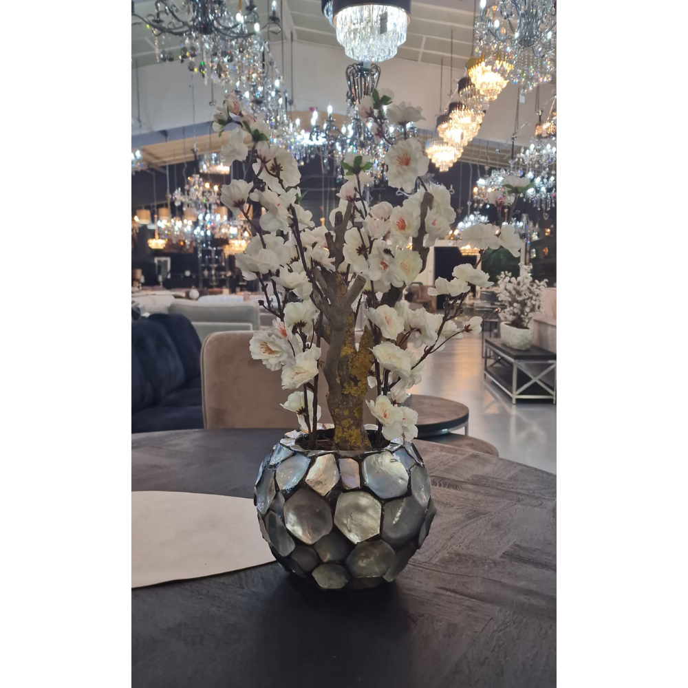 Shell Vase - Sofia - With Flowers – Lampen & Meer